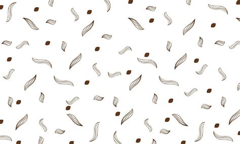 Premium Vector Tropical Grass Leaves Pattern Vector Background