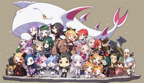 [media] Re Zero Characters Chibi Form R Re Zero