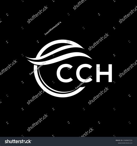 Cch Letter Logo Design On Black Stock Vector Royalty Free 2160607231 Shutterstock
