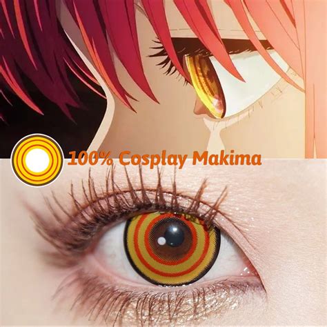 0 To 8 00 1pair Jewelens Colored Contact Lenses Coloured Anime Pupil Chainsaw Man Makima Power