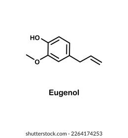Eugenol Chemical Structure Eugenol Mxqd