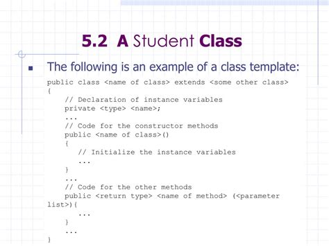 Ppt Lesson 5 Introduction To Defining Classes Powerpoint