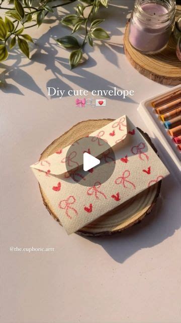 𝑨𝒌𝒔𝒉𝒊𝒕𝒂 𝒎𝒊𝒔𝒉𝒓𝒂🎐 On Instagram Diy Cute Envelope🎀💌 Diy Diyenvelope Valentines Valentine