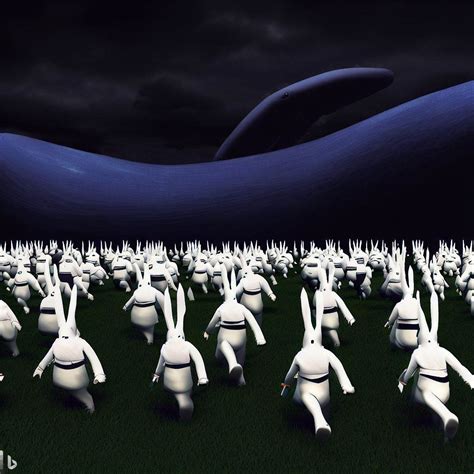 Ninja Rabbits Vs Whale By Ld345 On Deviantart