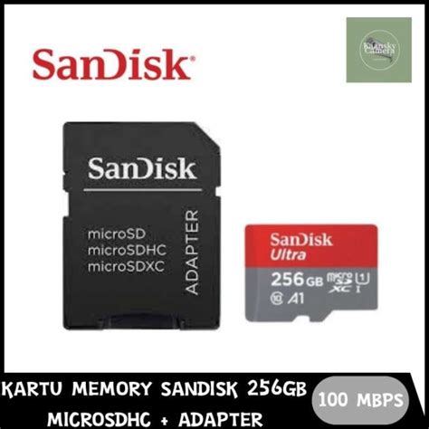 Promo Sandisk Ultra Memory Card Kartu Memori 256gb Tf Micro Sdxc Adaptor Diskon 23 Di Seller