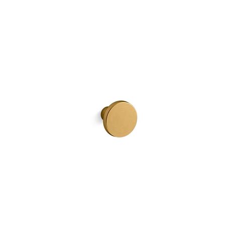 Kohler Tone 13125 In Vibrant Brushed Moderne Brass Cabinet Knob 24437