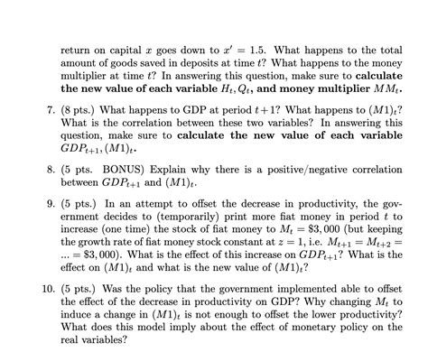 Consider An Overlapping Generations Economy Where
