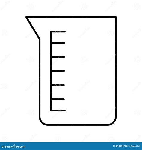 Beaker Vector Icon Which Can Easily Modify Or Edit Stock Vector Illustration Of Measuring