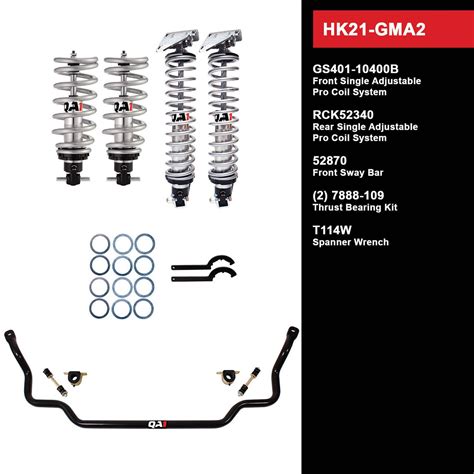 Qa1 Level 1 Handling Kit 20 W Shocks 1968 72 Gm A Body Hk21 Gma2
