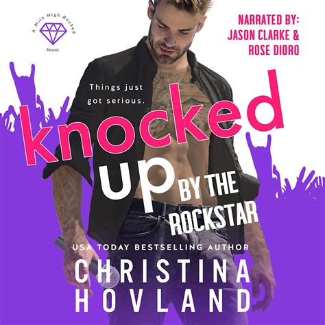 Knocked Up By The Rockstar By Christina Hovland Audiobook