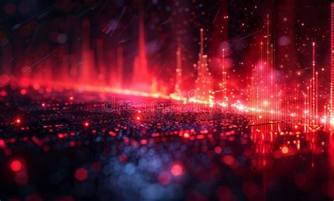 Abstract Technology Background Big Data Visualization Data And Computer Network Concept Stock