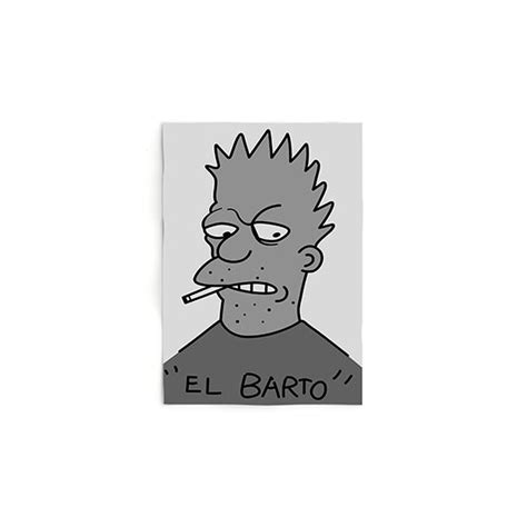 El Barto Poster The Simpsons Replicapropstore