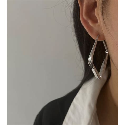 แนวยุโรปและอเมริกาทรงสี่เหลี่ยมจตุรัสต่างหูหญิงสำหรับฤดูร้อนการพรรณนาเกินจริง2021ใหม่น้ำ