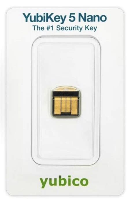 Yubico Yubikey 5 Nano Two Factor Authentication Security Key Usb A Ebay