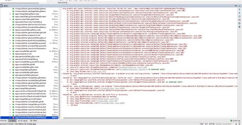 TaskExecutionException Execution Failed For Task App