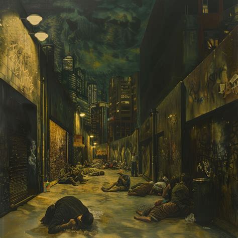 Homelessness On Drugs In A Tragic Street Scene By Bionicwrath On Deviantart