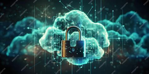 Premium Photo Cyber Threats And Safeguarding Cloud Networks Concept