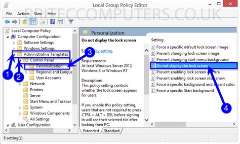 How To Disable Lock Screen In Windows 8 Or 8 1