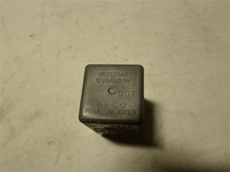 Реле 96312545, 96312546 указателя поворотов Шевроле Спарк М200-300 Дэу ...