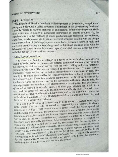 Acoustics Practical Application A Textbook Of Sound Pdf