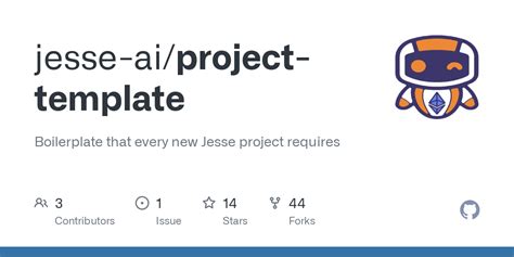 Github Jesse Ai Project Template Boilerplate That Every New Jesse Project Requires