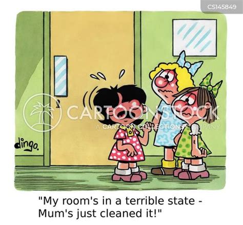 Messy Bedroom Cartoons And Comics Funny Pictures From Cartoonstock