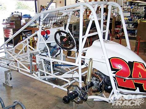Sprint Car Chassis With Euro Trash Power Plant Hillclimber