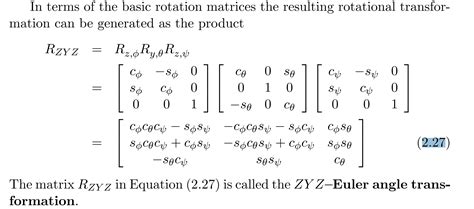 Kinematics Classical Dh And Euler Angles Parametrization Robotics