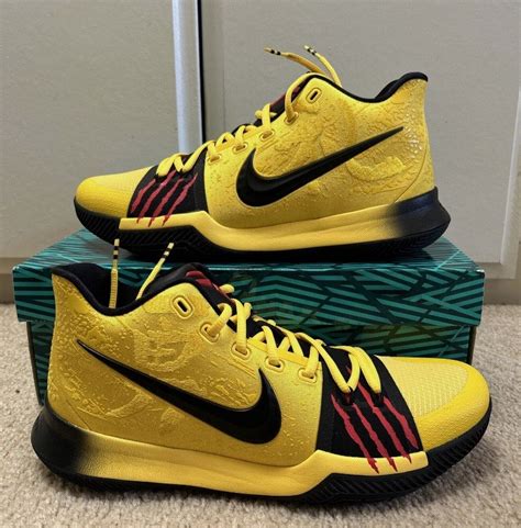 Kyrie 3 Bruce Lee Size 105 With Box No Issues 3k Not Used Brand New