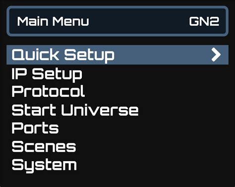 Node Navigation Chamsys Documentation