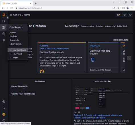 Centos Stream 9 Prometheus Visualize On Grafana Server World
