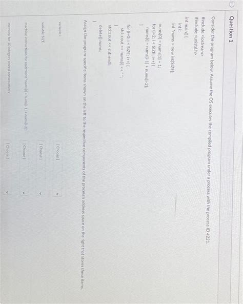 Consider The Program Below Assume The Os Executes