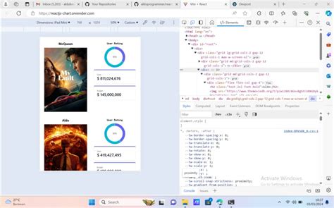 React Js Chart Integration Devpost