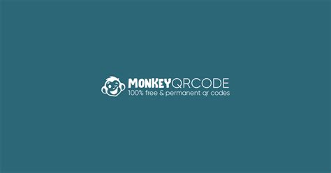 Monkey QR Code Free QR Code Generator Online Permanent