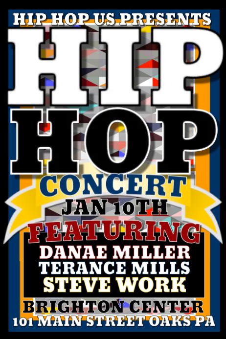 Hip Hop Concert Template Postermywall