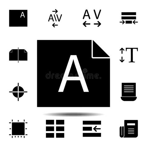 File Text Icon Simple Glyph Flat Vector Of Text Editor Set Icons For