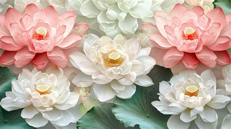 粉色白色莲花莲花花瓣图片 包图网企业站