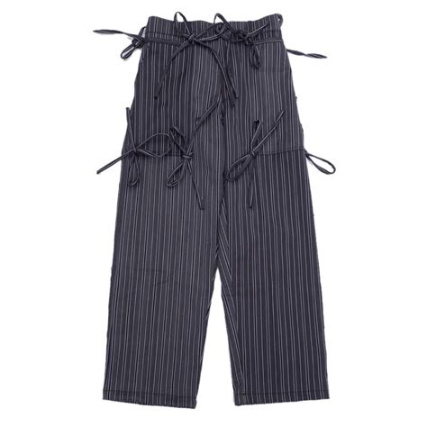 Jual Roga Grey Stripe Pants Shopee Indonesia