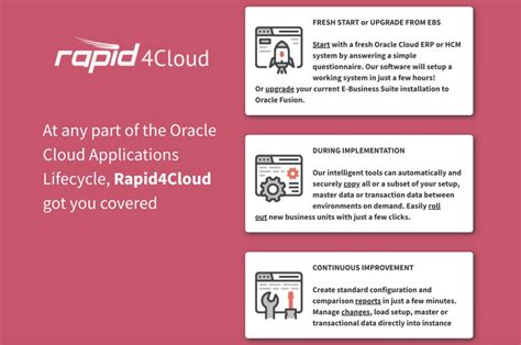 How Rapid4cloud Can Help You With Oracle Fusion Cloud Philip Martin Posted On The Topic Linkedin