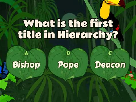 Hierarchy Trivia Quiz