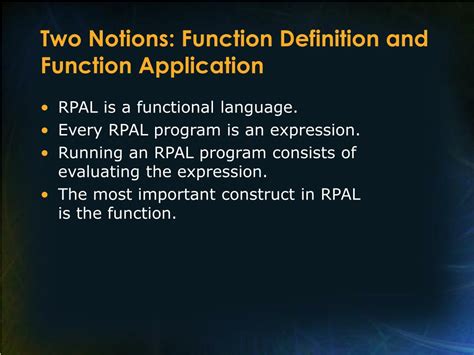 Ppt The Rpal Functional Language Powerpoint Presentation Free