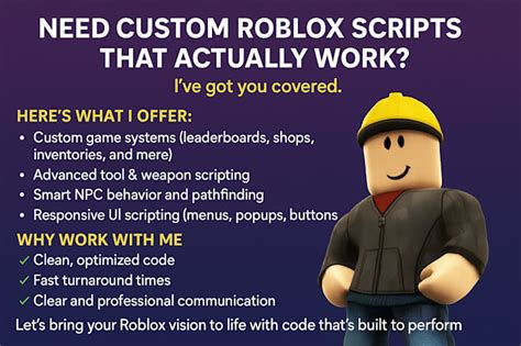 Create Roblox Script Roblox Lua Roblox Ugc Roblox Vfx Roblox Gui By Itsbenofficial Fiverr