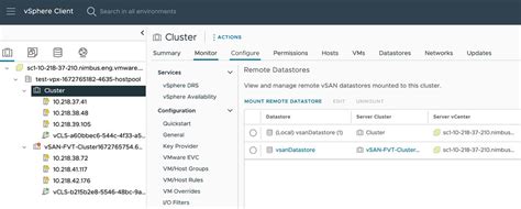 Cross Connecting Vsan Datastores With Hci Mesh In Vsan 8 Osa Yellow