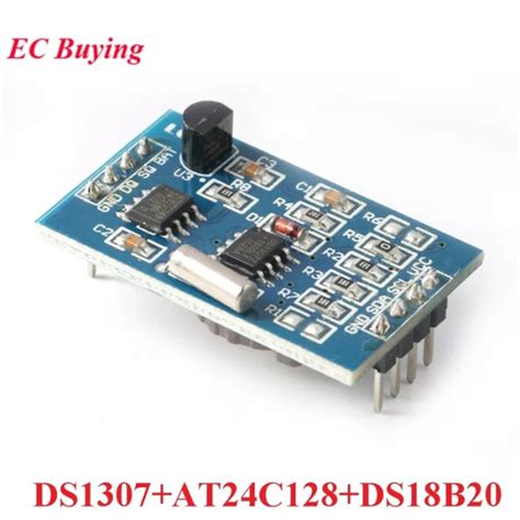 Jual Ds1307 At24c128 Ds18b20 Eeprom Storage Digital Sensor Module 3 In 1 Jakarta Barat