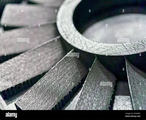 Detail View Of Innovative Metal Components Produced Through Additive Manufacturing 3d Printing