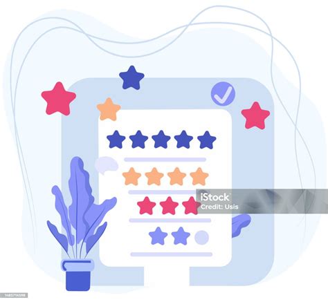 사용자 입력 고객 경험 및 고객 만족은 평가 및 평가를 포함한 제품 및 서비스 평가의 개념을 나타냅니다 벡터 1위에 대한 스톡 벡터 아트 및 기타 이미지 Istock
