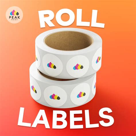 Custom Roll Labels Printing In Toronto Unique Designs