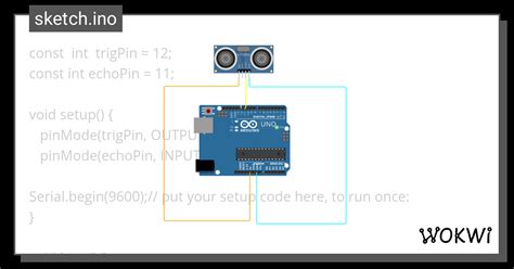 Tugas Ultrasonic 11 5 Wokwi ESP32 STM32 Arduino Simulator