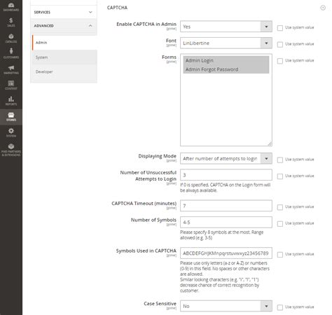 Magento 2 Enable Captcha