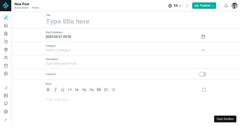 Netlify Cms Editor Design Codesandbox